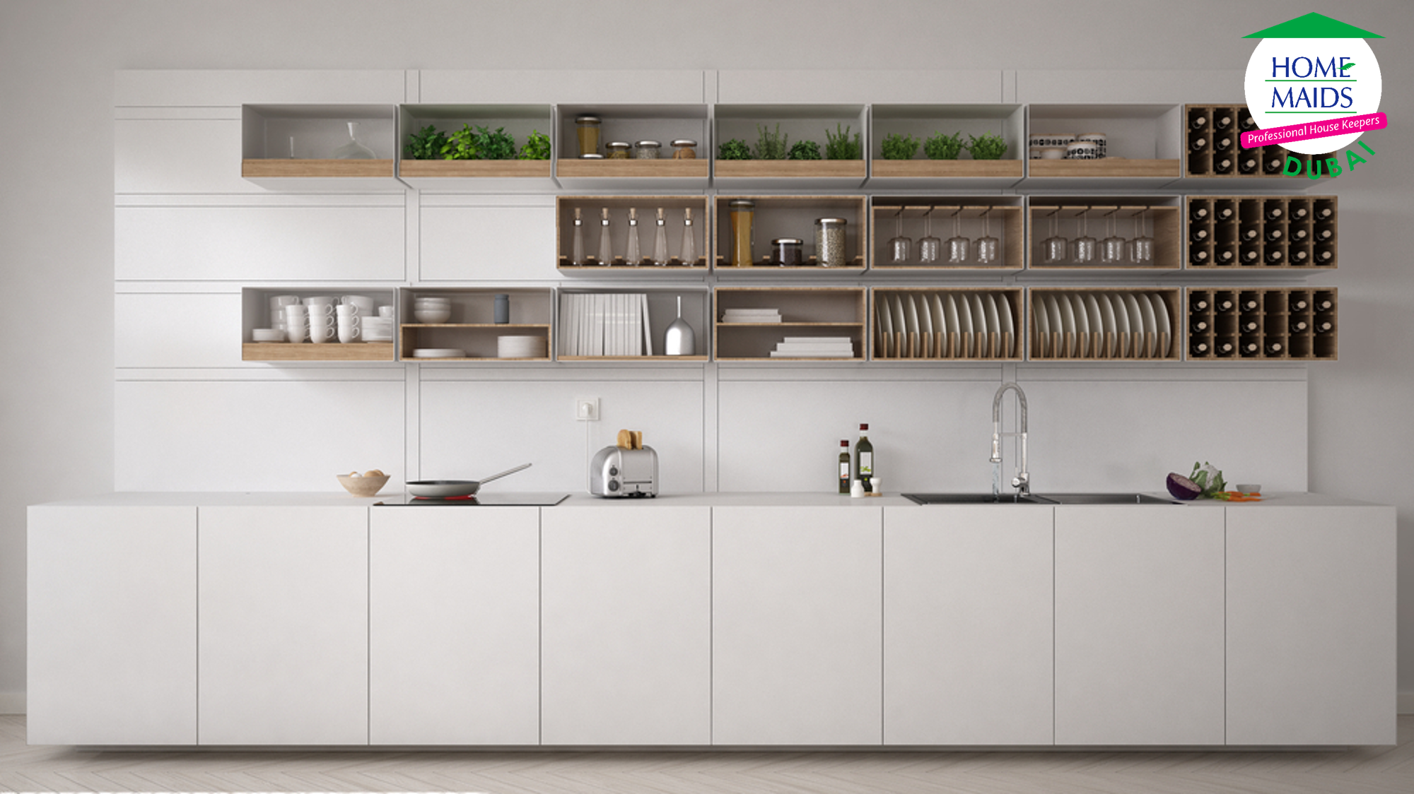 Tips To Organize Kitchen Counters By Best House Cleaning Company In Dubai Tips To Organize Kitchen Counters By Best House Cleaning Company In Dubai